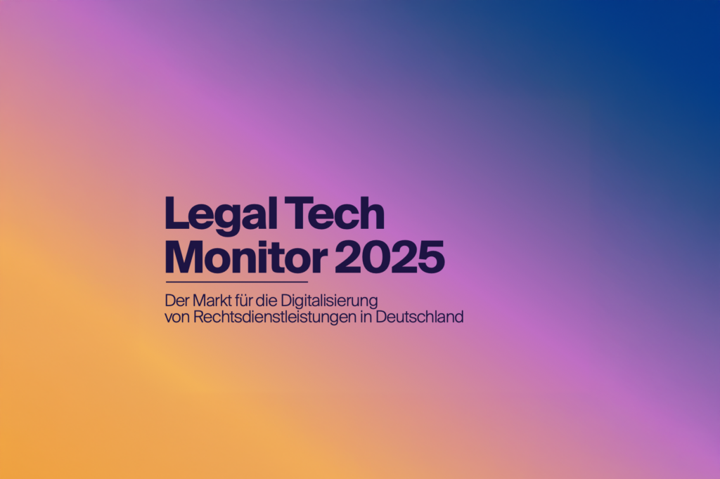 Legal Tech Monitor 2025: The German legal tech market at a glance – LTC
